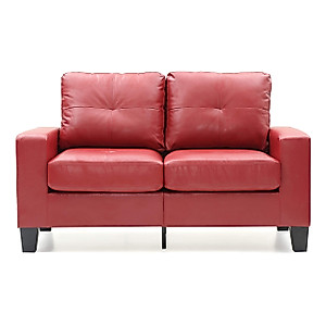 Glory Furniture Newbury Modular Loveseat Red
