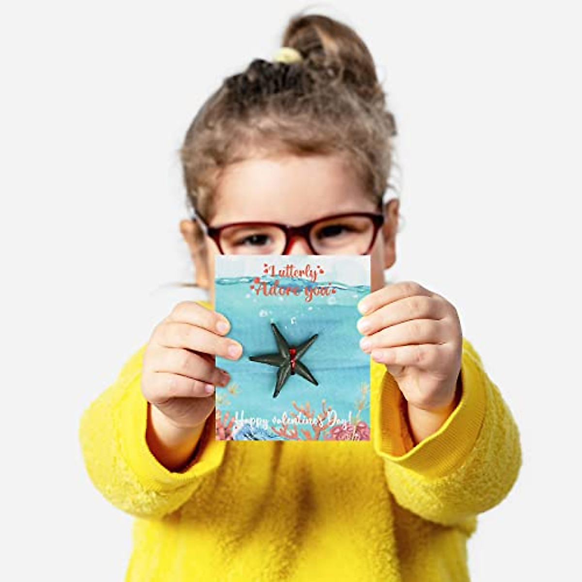 POPGIFTU 36 Pack Valentines Day Cards with Sea Animal Toys for Kids, Valentines Gift Set , Fun Valentines Party Favors for Boys Girls, Classroom Exchange Treat Prizes Bulk for School Class Teacher