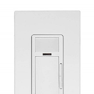 Leviton ODD24-IDW Wallbox, PIR 24VDC Dimming, Configurable with The Smart Sensor App, White