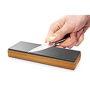 Sharp Pebble Premium Leather Strop for Knife Sharpening with Polishing Compound - Sharpening Strop for Knives, Straight Razor, Chisels - with eBook Guide
