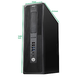 HP Z240 SFF Computer Premium Workstation Desktop PC, Intel Core i7-6700 3.40GHz Processor, | 16GB Ram, 2TB SSD | WiFi & Bluetooth, HDMI, Windows 10 Pro (Renewed)