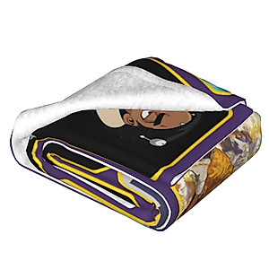 Basketball Throw Blanket Photos Collage Legend Blanket Warm Soft Fuzzy Throw Blankets Basketball Fans Gifts for Men 80x60 inches