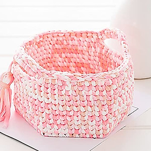 2 Rolls DIY T-Shirt Yarn Elastic Fabric Cloth Yarn Spaghetti Yarn Knitting Crochet Projects Leopard