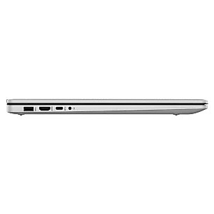 HP 2023 17.3'' FHD IPS Laptop PC Intel 4-Core i5-1135G7 Iris Xe Graphics 12GB DDR4 256GB NVMe SSD HDMI WiFi AC BT4.2 USB-C Backlit Keyboard Webcam Natural Silver Windows 10 Pro w/RE 32GB USB