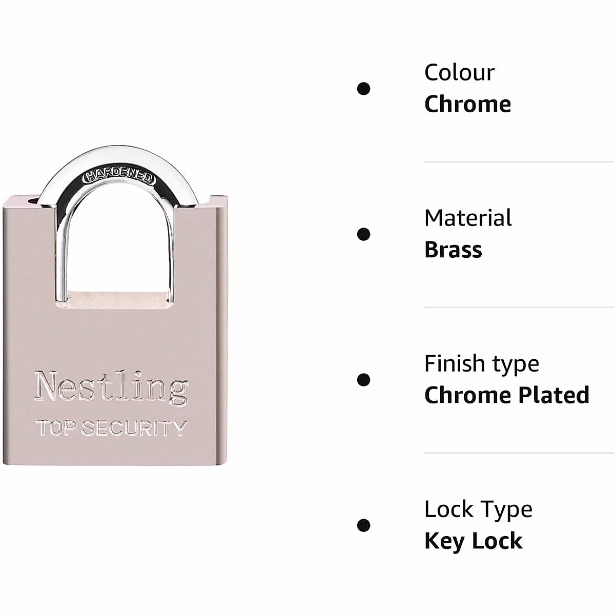 AMMIY Locks with 4 Keys，Keyed Alike Heavy Duty Pad Lock，Outdoor Solid Brass Keyed Padlock, High Security Wraped Beam Padlock with Key for Gate Lock School Gym Locker Storage Unit Fence Hasp Toolbox