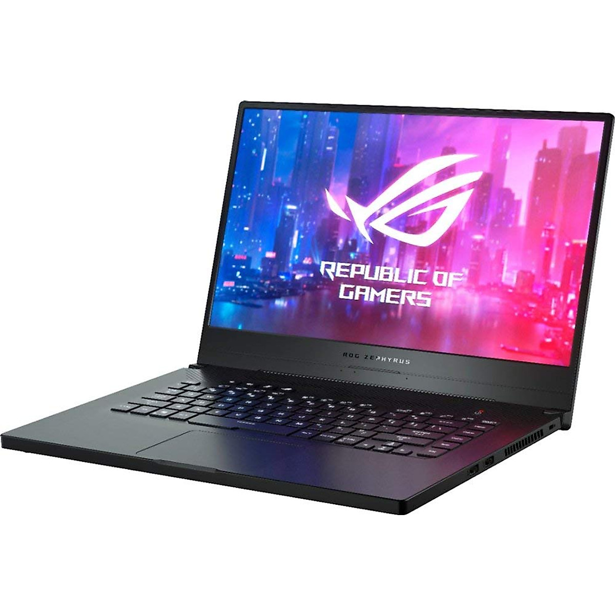 Newest ASUS ROG Zephyrus G 15.6" FHD IPS Premium Gaming Laptop, AMD Quad Core Ryzen 7 3750H Upto 4.0GHz, 16GB RAM, 512GB PCIe SSD, NVIDIA GTX 1660Ti 6GB GDDR6, RGB Backlit Keyboard, Windows 10