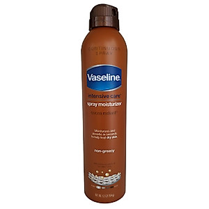 Vaseline Intensive Care Spray Moisturizer For Dry Skin Cocoa Radiant Made With 100% Pure Cocoa Butter 6.5oz (Pack of 6)