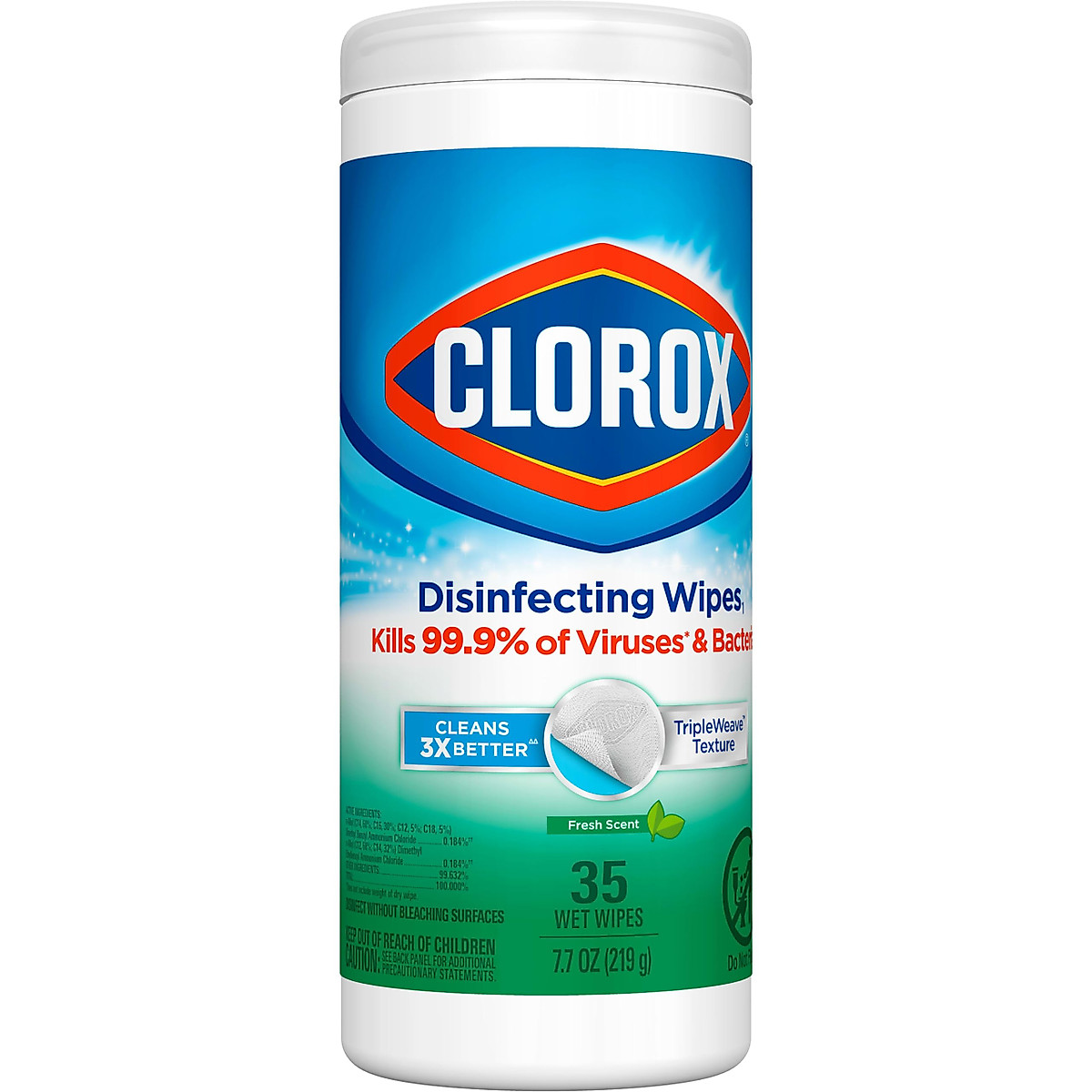 Clorox Disinfecting Wipes, Fresh Scent, 35-ct