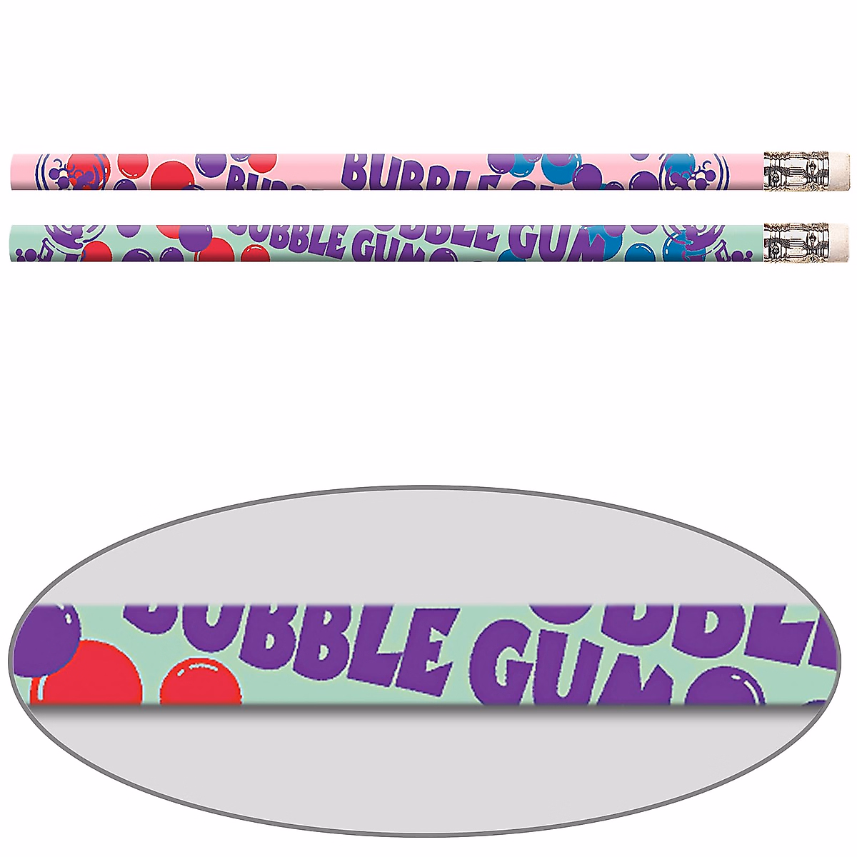 Really Good Stuff Bubble-Gum Scented Pencils - 12 pencils