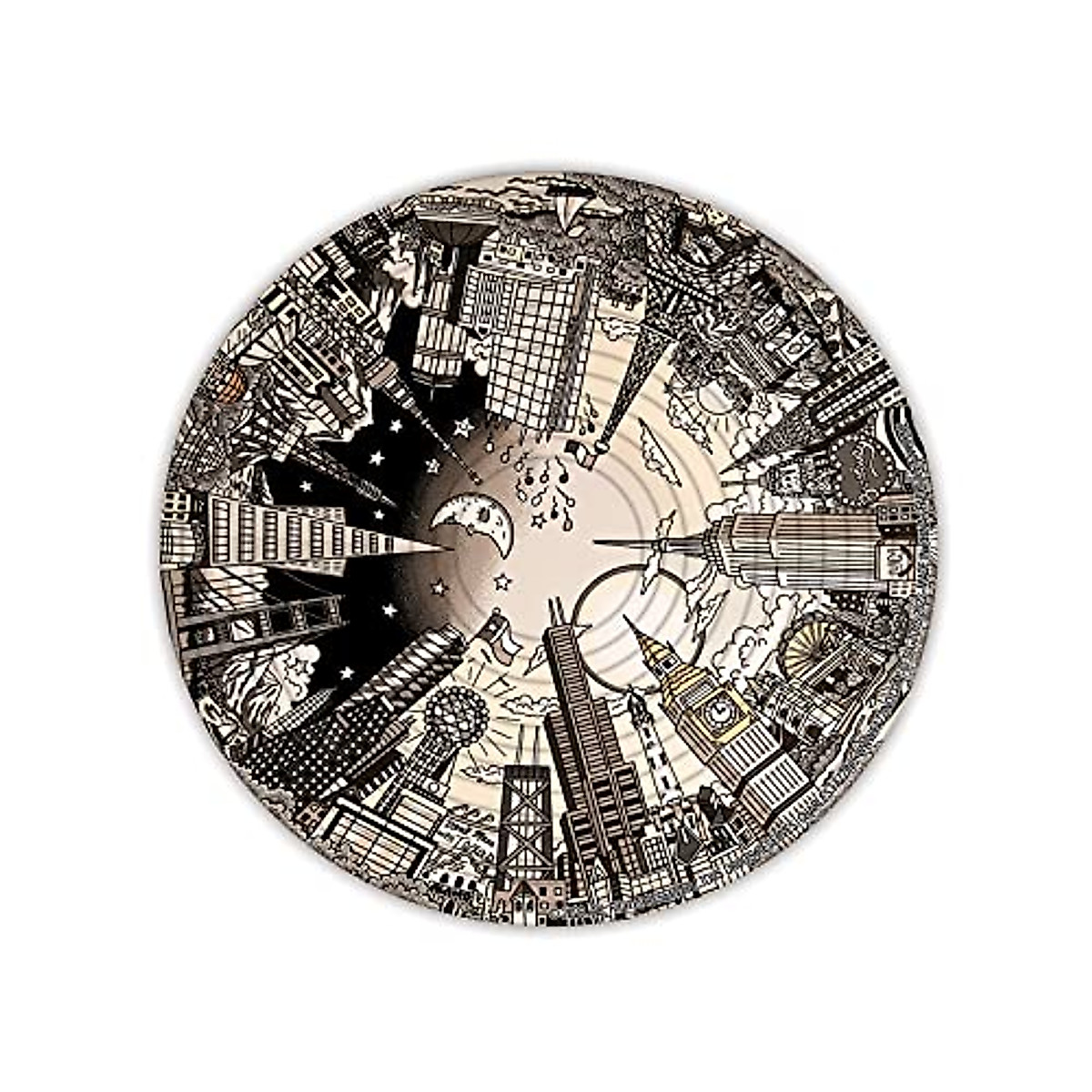 Spin Flip Puzzle - Charles Fazzino - Spin it, Flip it, Solve it! for Those who Love Brain teasers! Adult Fidget Toy. Great Easter Basket Stuffers for Teens, Men and Women