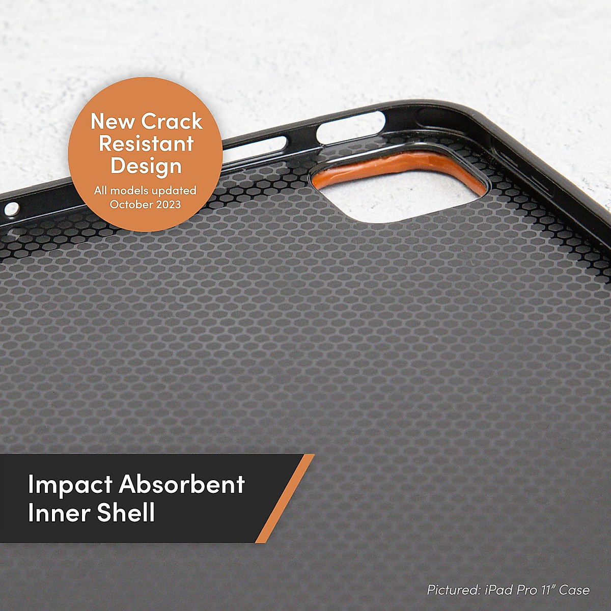 Casemade Real Leather Case Compatible with iPad Pro 11” 1st/2nd/3rd/4th Gen (2018/2020/2021/2022) - Full-Grain Leather Cover, Auto Sleep/Wake, Dual Stand Position (Tan)