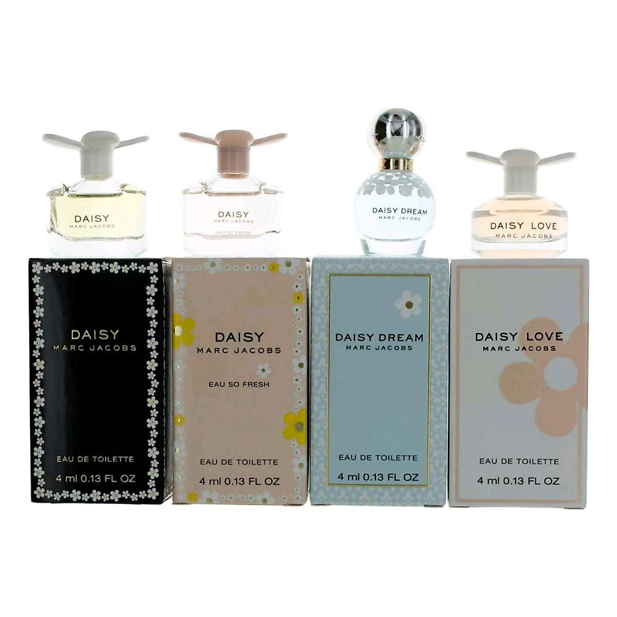 Marc Jacobs Daisy 4-Piece Mini Gift Set (Daisy, Daisy Eau so Fresh, Daisy Dream, Daisy Love)