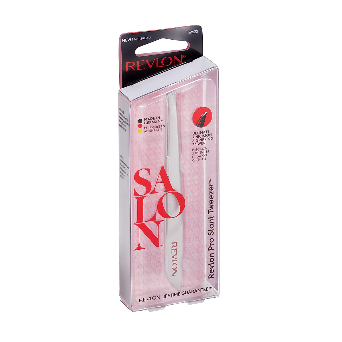 Revlon Salon Pro Slant Tweezer, Made with Corrosion Resistant Stainless Steel