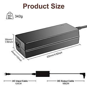 TAIFU 19V 90W AC DC Adapter Compatible with Samsung Odyssey G7 AG700 S28AG70 S28AG700NN LS28AG700NNXZA Monitor Power Cable Samsung C34F791WQN LC34F791WQNXZA 34-Inch Curved Ultrawide Widescreen Monitor