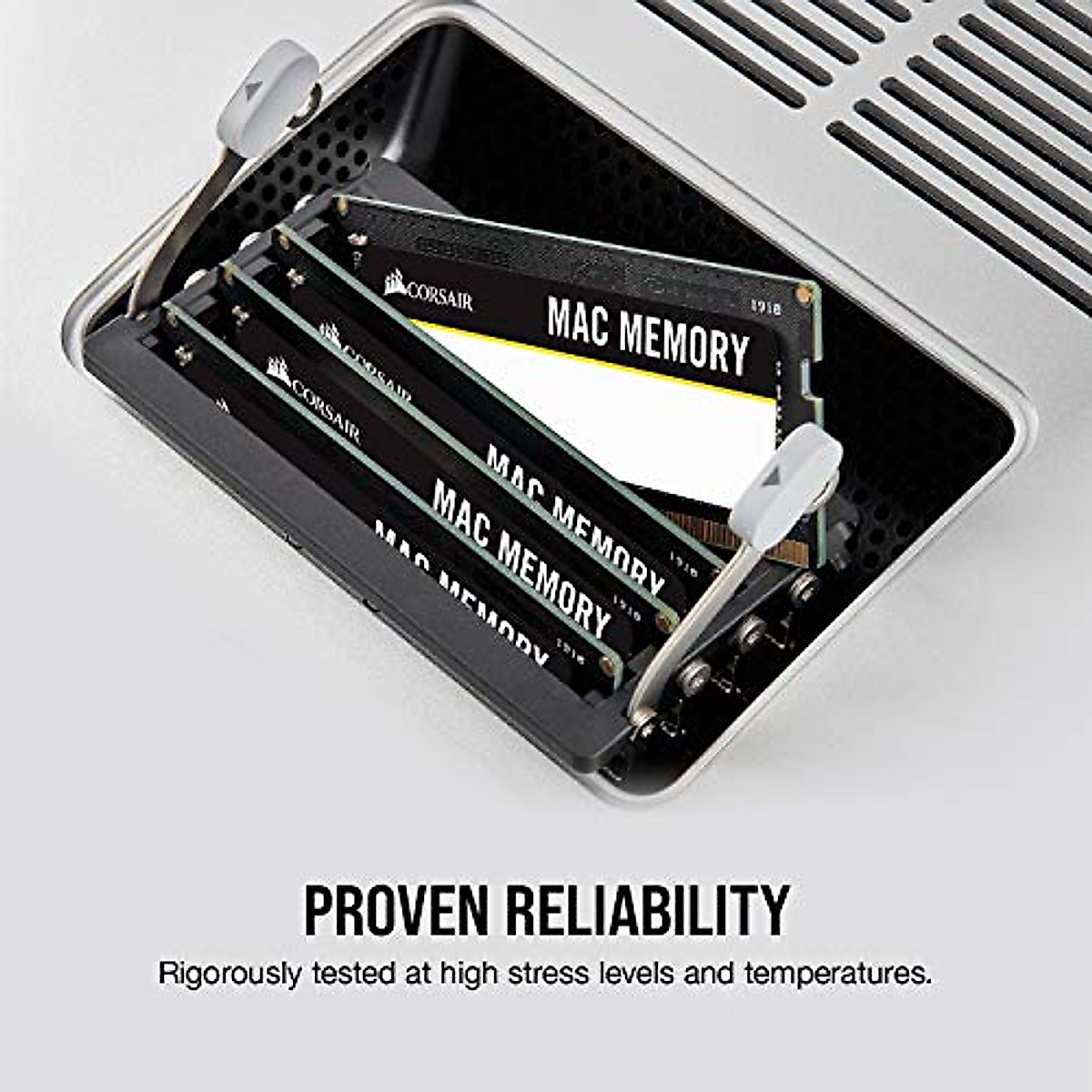 Corsair CMSA8GX3M2A1066C7 Apple 8 GB Dual Channel Kit DDR3 1066 (PC3 8500) 204-Pin DDR3 Laptop SO-DIMM Memory 1.5V, Beige