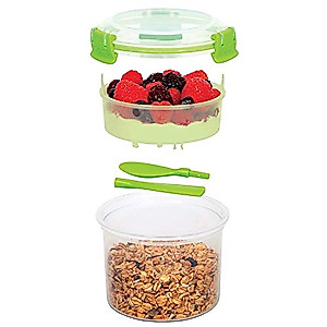 Sistema To Go Collection Breakfast Bowl Food Storage Container, 17.9 oz./0.5 L, Color Received May Vary
