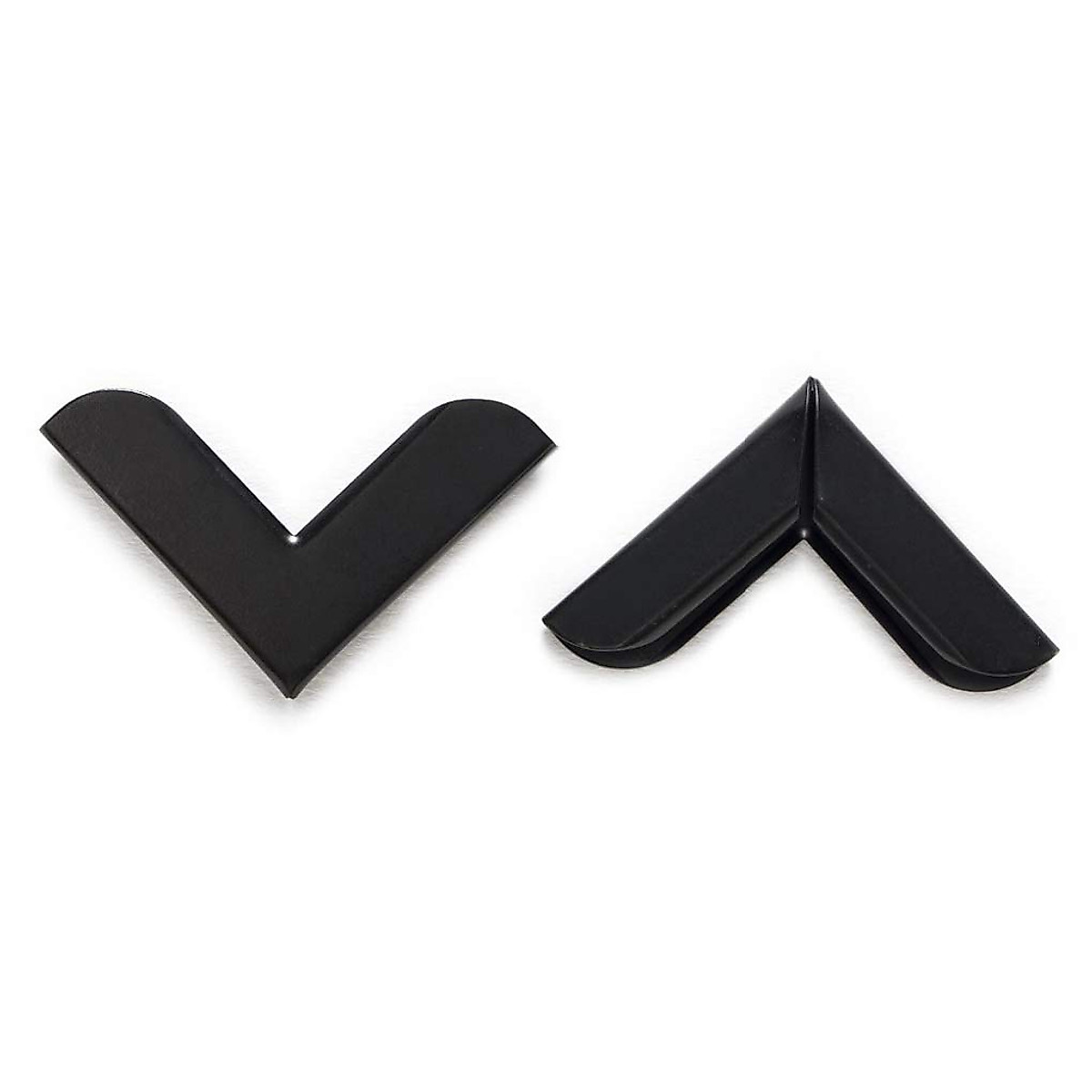 30 pcs/Pack Black Metal Neck Collar Tip Clip Pin for Trousers Blouse Book Album Corner Menus Folders Protector