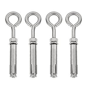 VILLCASE 4pcs Stainless Steel Expansion Screw Closed Stainless Expansion Closing Screw Manhole Cover net Expansion Screw Stainless Screws Screw Dedicated Stainless Expansion Screw