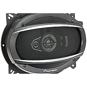 Pioneer TS-A6970F, 4-Way Car Audio Speakers, Full Range, Clear Sound Quality, Easy Installation and Enhanced Bass Response, 6” x 9” speakers