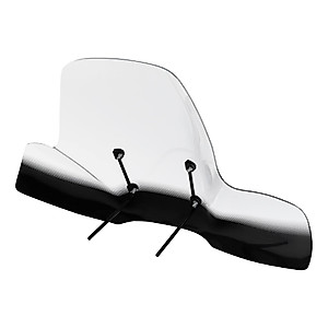 XMT-MOTO Large ATV Windshield fits for Harley Davidson all models 1970-2013(To fit Polaris, Arctic Cat, Honda Yamaha, Can-Am and Kawasaki ATVs)