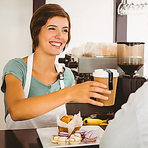 600 Pieces Safe Secure Tamper Evident Seals for Drink Lids, Food Delivery Stickers Sealed for Freshness Labels Drink Food Coffee Milk Tea Ice Cream Seal Stickers