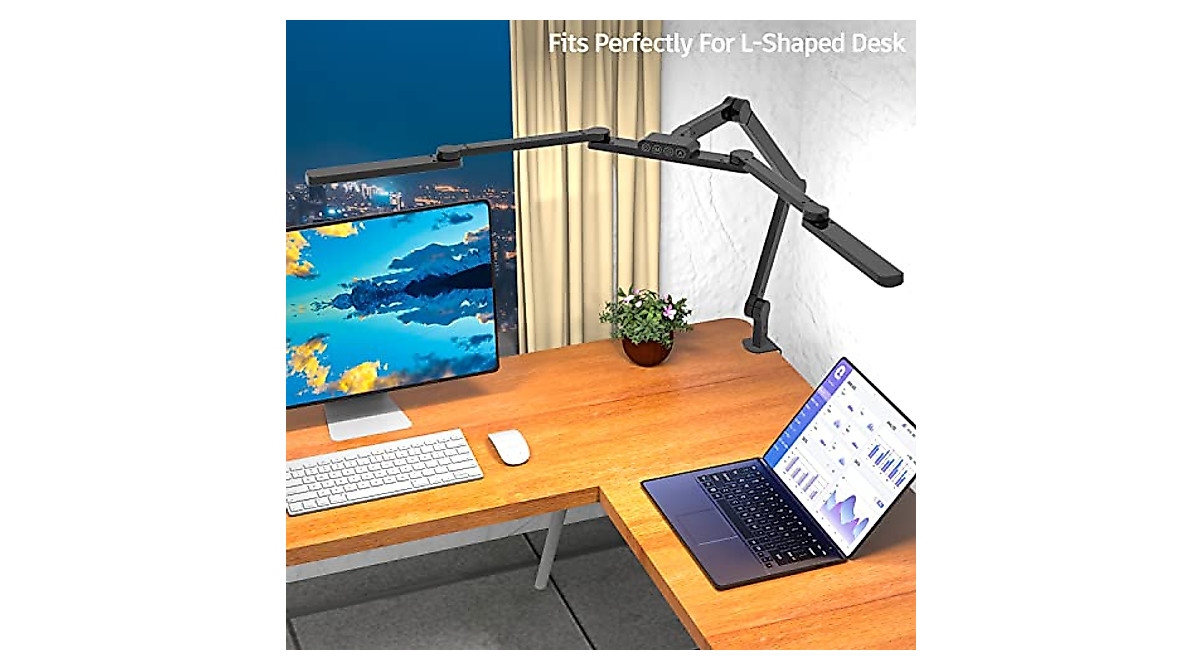 EPABINA LED Desk Lamp with Clamp, 41.5" Clamp on Architect Desk Lamp ...