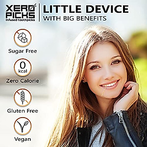 Xero Picks Wellness - Infused Flavored Toothpicks for Long Lasting Fresh Breath & Dry Mouth Prevention - 60 Picks - 3 Pack - Lavender Mint - Rest + Relax