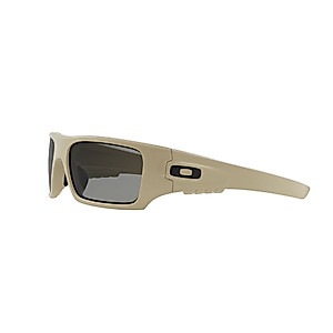Oakley Men's OO9253 Det Cord Rectangular Sunglasses, Desert Tan, 61 mm