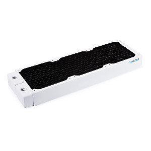 Alphacool NexXxos XT45 Full Copper 360mm Radiator V.2, 120mm x 3, Triple Fan, White