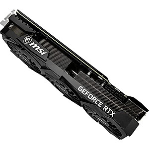 MSI Gaming GeForce RTX 3080 LHR 10GB GDRR6X 320-Bit HDMI/DP Nvlink Torx Fan 3 Ampere Architecture OC Graphics Card (Ventus 3X Plus)