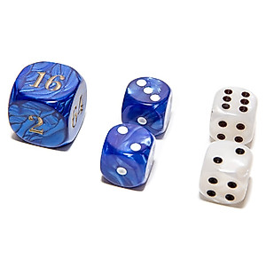 Bello Games Deluxe Marbleized Dice Sets 5/8"