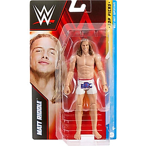 Mattel WWE Elite Collection Top Picks Action Figure & Accessories Set, Matt Riddle 6-inch Collectible with Articulation & Interchangeable Parts