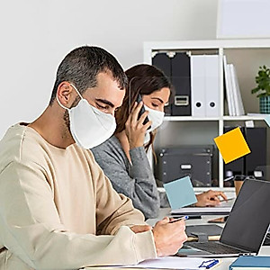 10 Packs, [CleanTop Evergreen] 4-Layers Premium Filters (KF94 Certified) Korean Face Mask (Made in Korea) Protective Disposable Comfortable Covers (Adults White) Individual Packaged -Large-