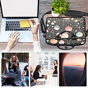 Balloons Laptop Computer Bag Waterproof Shoulder Messenger Bag 13-15 inch Durable Laptop Tote Bag with Shoulder Strap Handle Lightweight Crossbody Briefcase