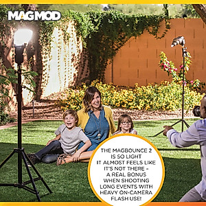 MagMod MagBounce 2 and MagGrip 2 | Camera Speedlight Flash Diffuser Bundle | Modular Camera Lighting Set