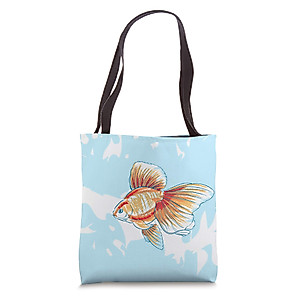 Goldfish Lover Gift Kids Boys Girls Cute Fish Goldfish Tote Bag