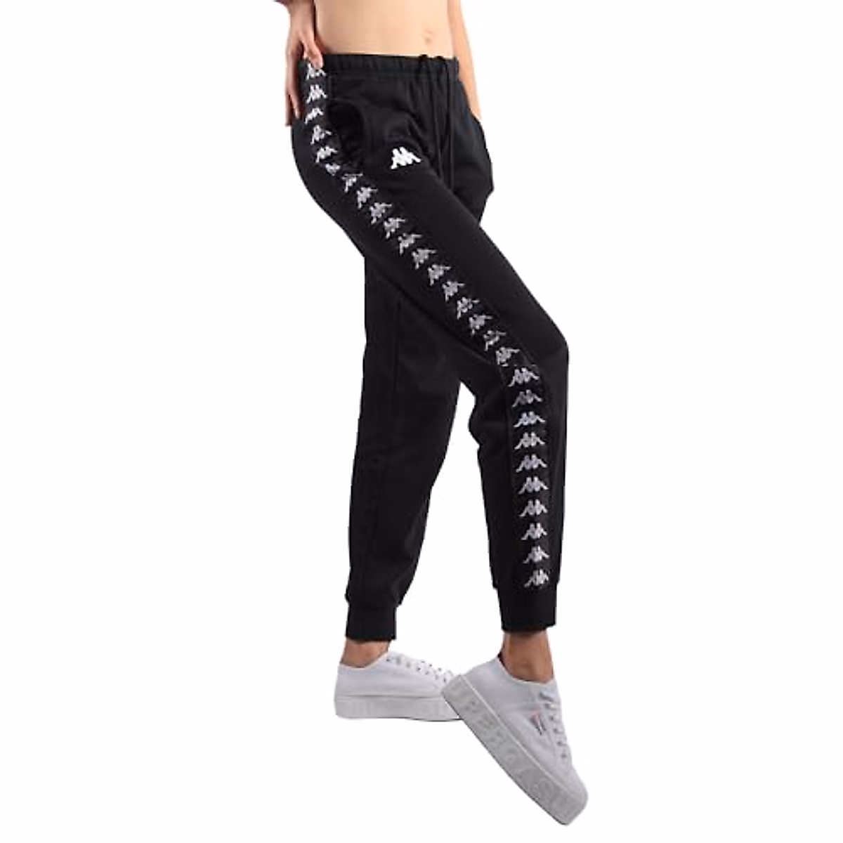 Kappa 222 Banda Wrastoria Black/White MD