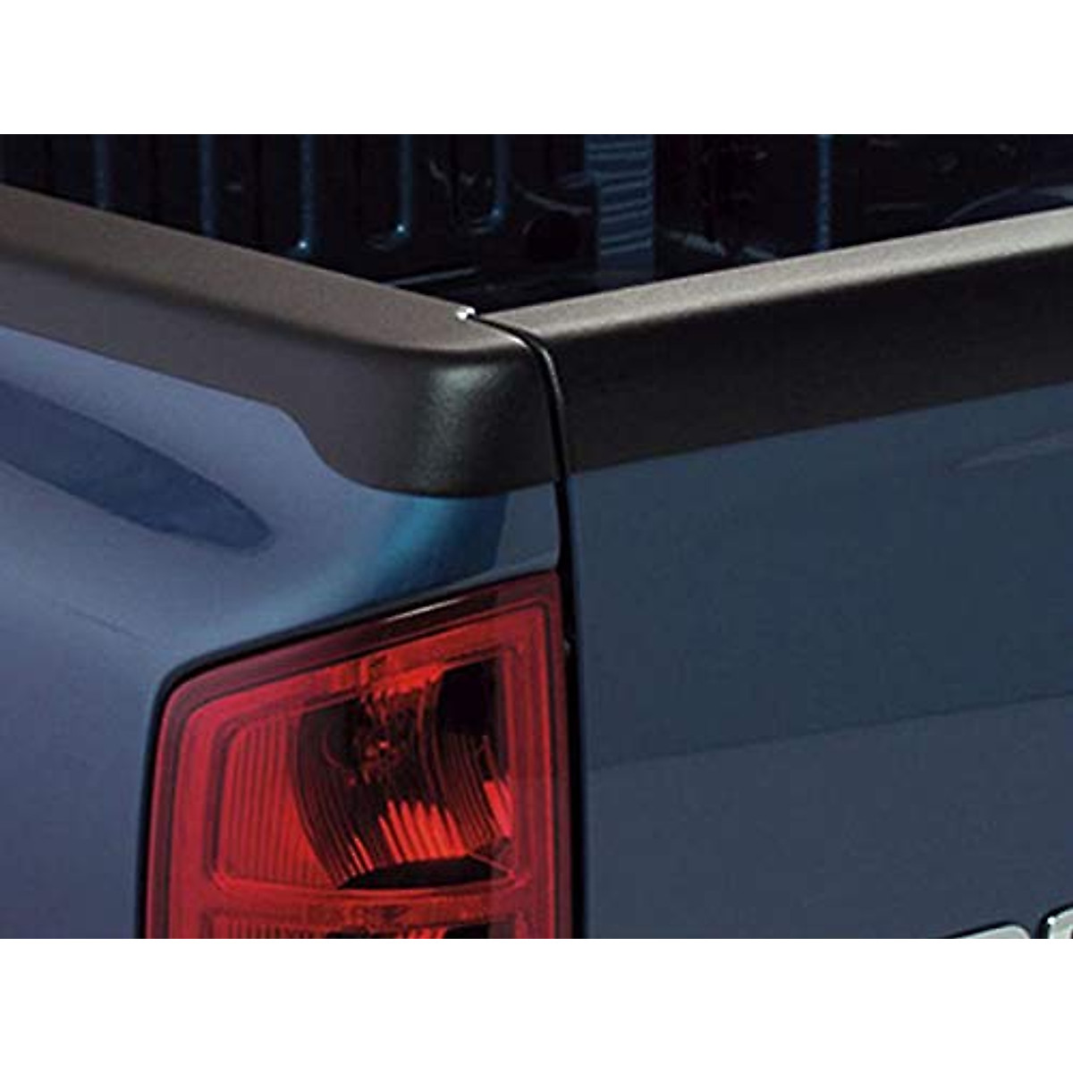 Bushwacker Ultimate BedRail Caps - SmoothBack w/ Stake Holes | 2-Piece Set, Black, Smooth Finish | 58503 | Fits 1995-2002 Dodge Ram 2500, 1995-2002 Dodge Ram 3500, Ram 1500 Fleetside w/ 6.5' bed