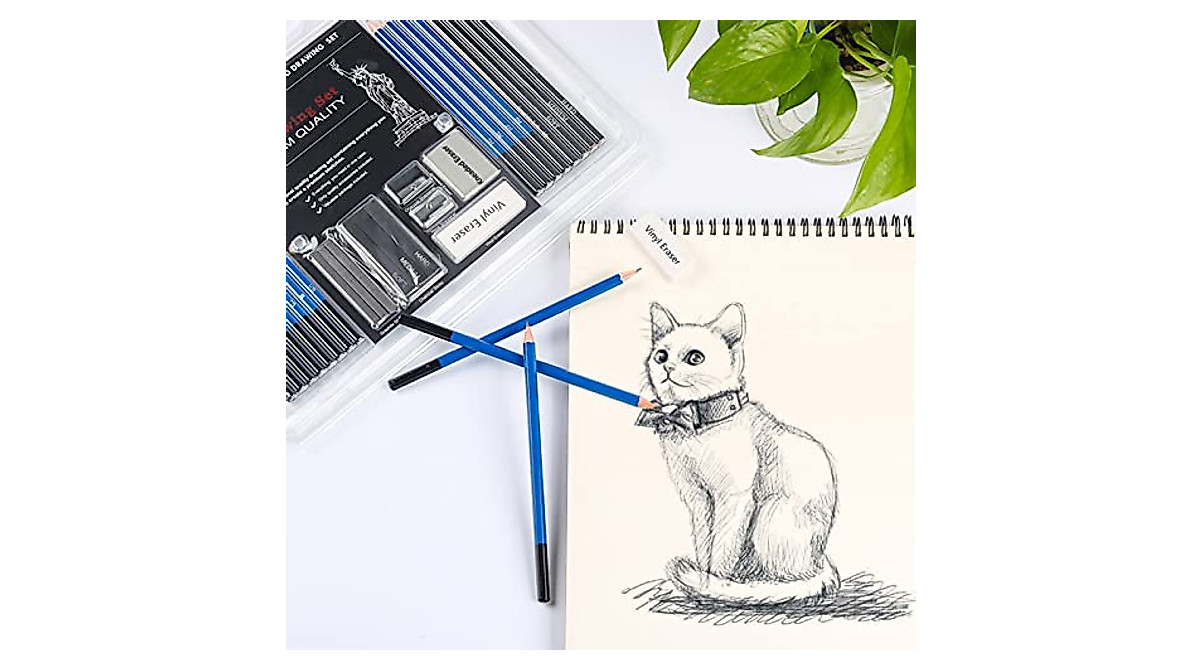 Sketching Pencils Set, Drawing Pencil Set Wide Applicability Easy ...