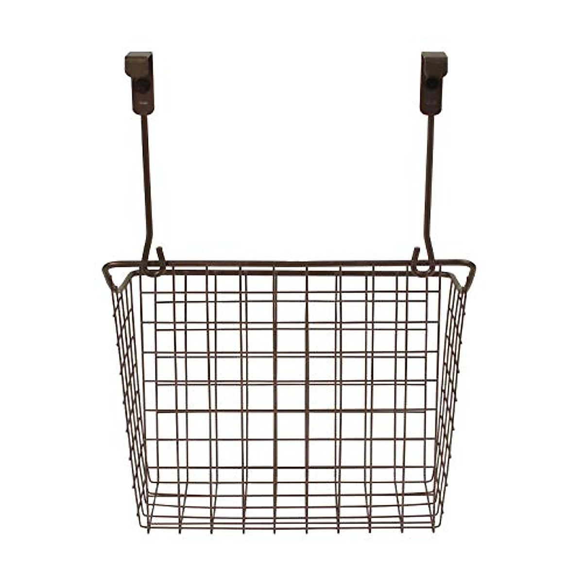 Spectrum Grid Over The Cabinet Wire Storage Basket Large (Bronze) - Organizer for Bathroom, Kitchen, Under Sink, Pantry, Hair Tools, & More
