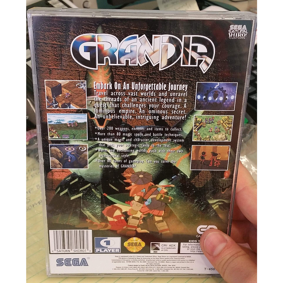 Sega CD/Sega Saturn replacement game cases 10 packSECOND RUN