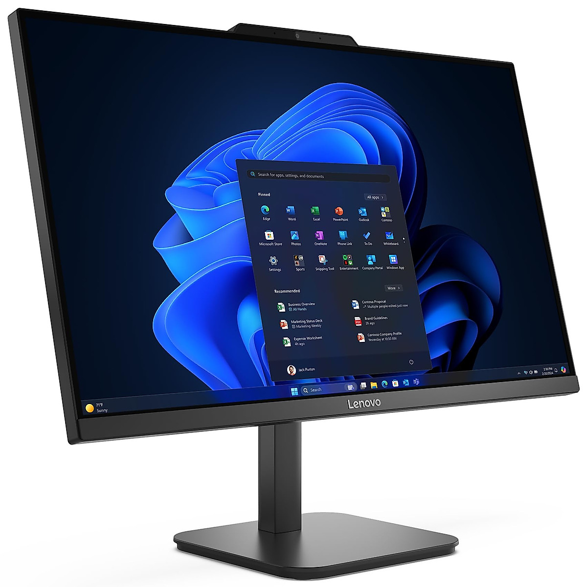Lenovo V130 20 AIO 19.5" WXGA+ Business All-in-One Desktop Computer, Intel Celeron J4025 Processor, 16GB DDR4 RAM, 1TB SSD, DVDRW, WiFi, Bluetooth, Windows 11 Pro, BROAG
