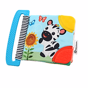 Baby Einstein Curious Explorers Teether Book Take-Along Toy, Ages Newborn +, Multicolored
