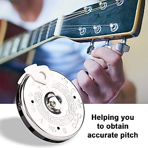 Alomejor Chromatic Pitch Pipe 13 Chromatic Tone Pipe Tuner Sensitive Chromatic Tuner with Case Instrument Turinging