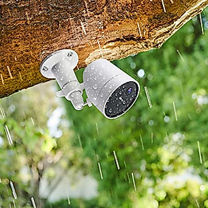 UYODM 2 Pack Wall Mount Holder for SimpliSafe Outdoor Security Camera, 360°Rotation Security Bracket with 1/4 Screw Thread , Camera Not Included (White)