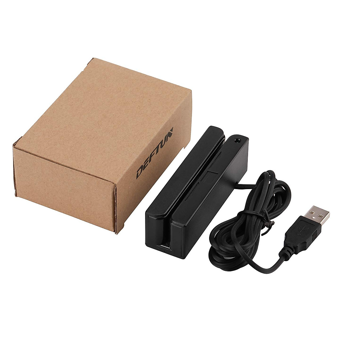 MSR90 USB Swipe Magnetic Credit Card Reader 3 Tracks Mini Smart Card Reader MSR605 MSR606 Deftun