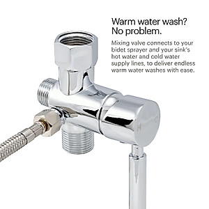 Brondell Hot/Cold Bidet Mixing Valve Upgrade Kit