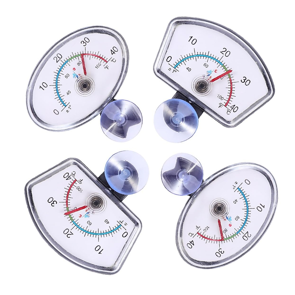 BESPORTBLE 12 Pcs Pointer Thermometer Fish Tank Digital Turtle Tank Aquarium Water Submersible Water Temperature Meter Aquarium Marina LCD Betta Fish Tank Dial Thermometer Number Abs Tub