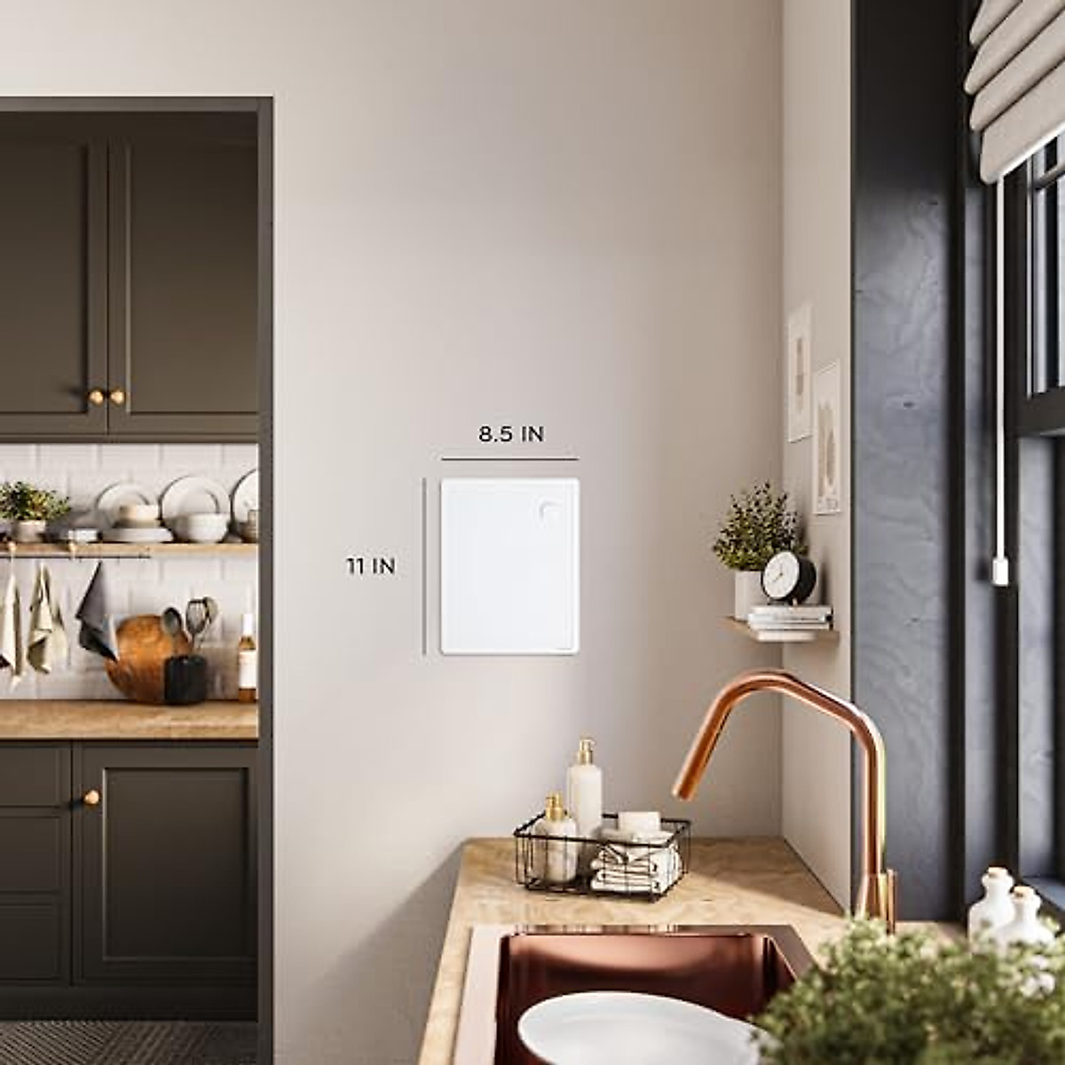 U Brands Contempo Magnetic Dry Erase Board Bundle, 8.5”x11”, White Modern Frame, includes 4 Boards, 4 Markers, and 4 Magnets