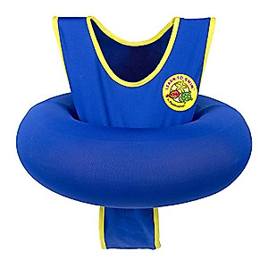 Poolmaster Learn-to-Swim Swimming Pool Float Tube Swim Trainer for Kids, Blue